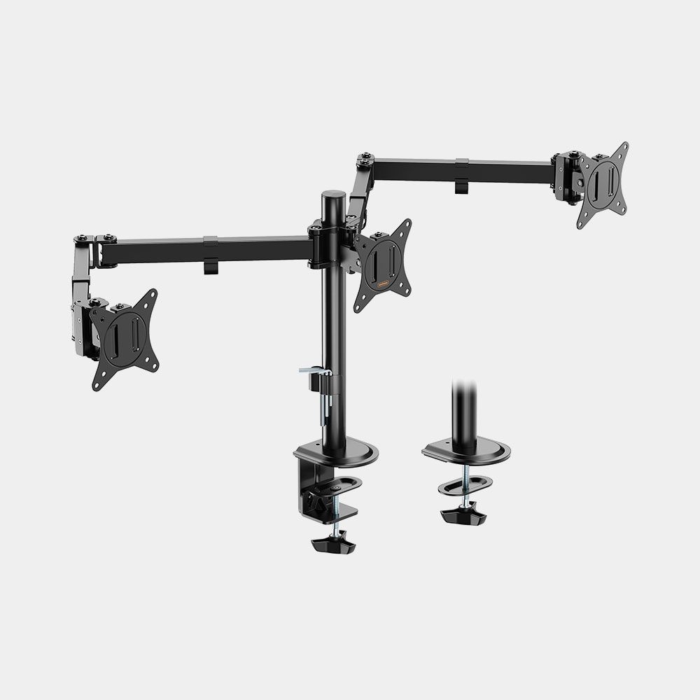Triple Widescreen Computer Monitors – Clamp Stand – Specola
