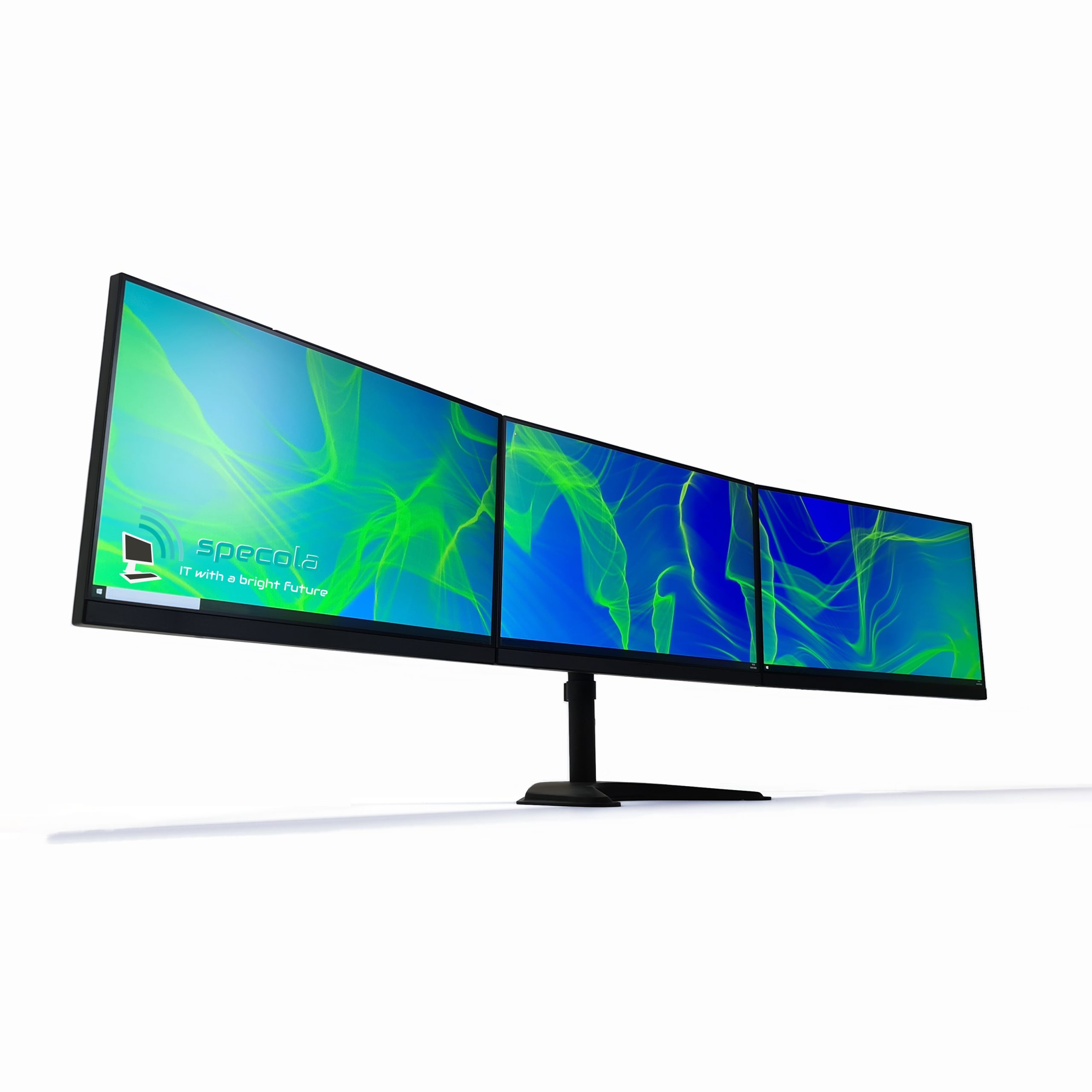 Lenovo Triple Screen 3×27″ Frameless Monitors - (2560 x 1440) - 2xHDMI ...