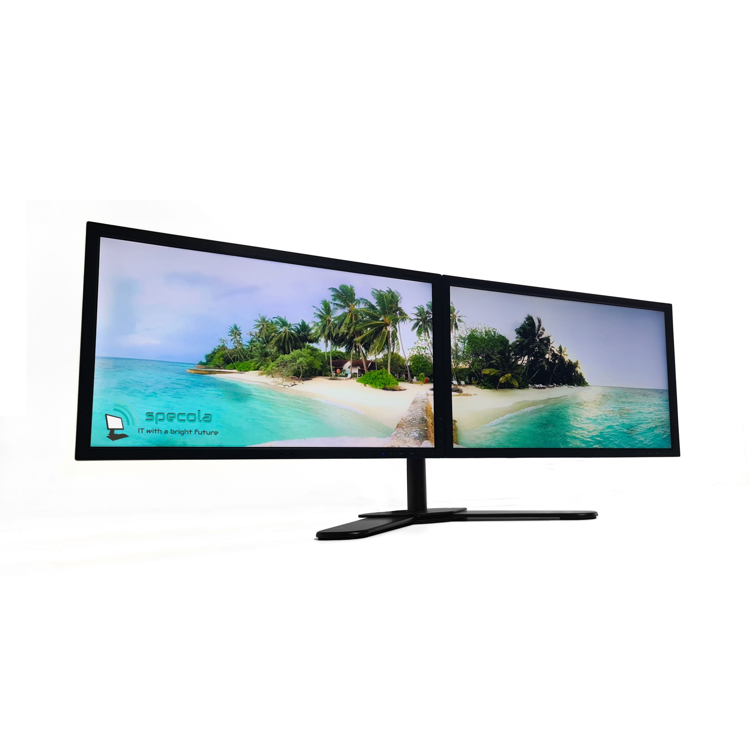 Dual Screen 2×23″ HD Monitor Bundle – (1920 x 1080) – 2xHDMI – Specola