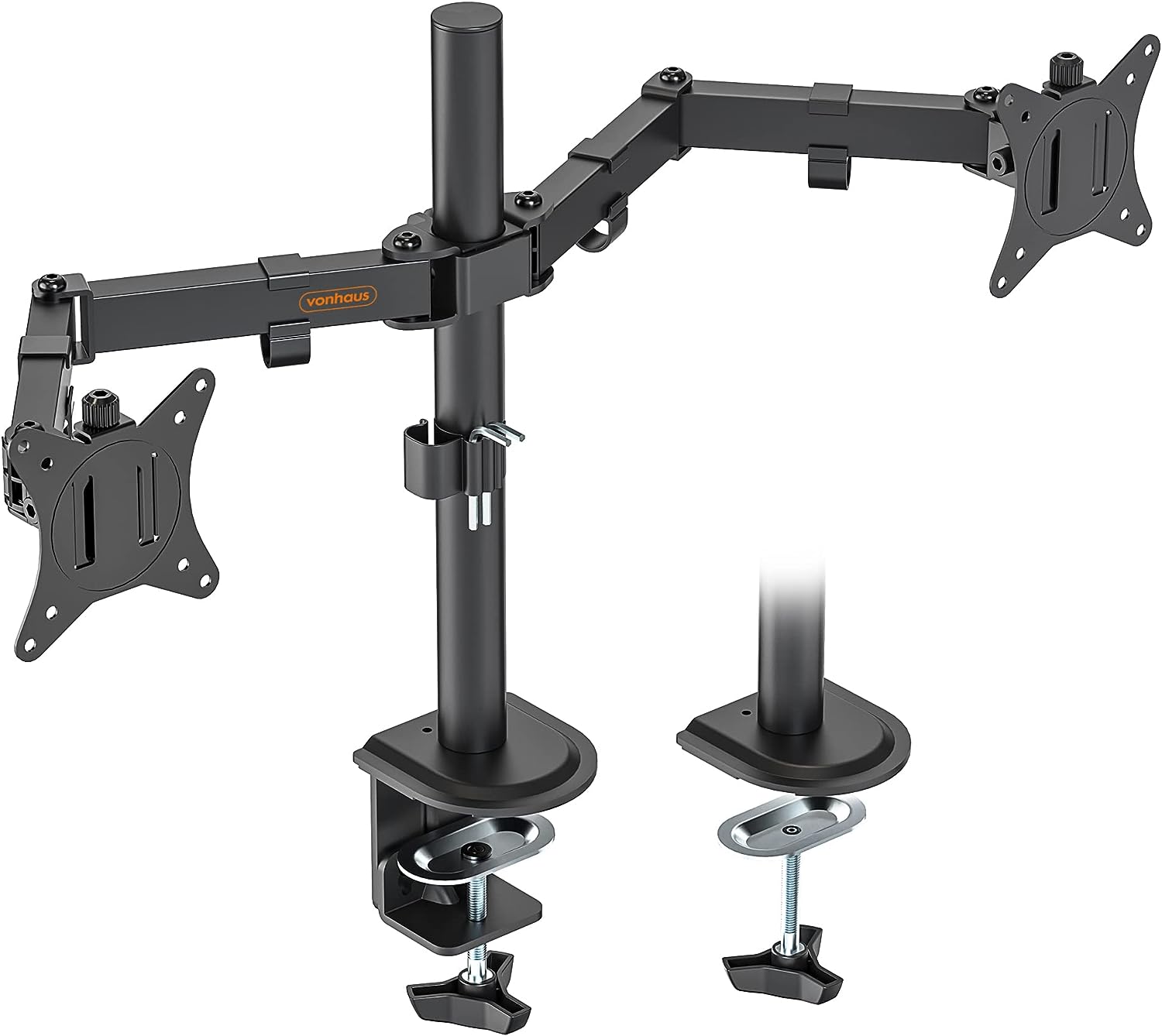 2×22″ Dual Screen Monitors – Clamp Stand – (1920 x 1080 ...