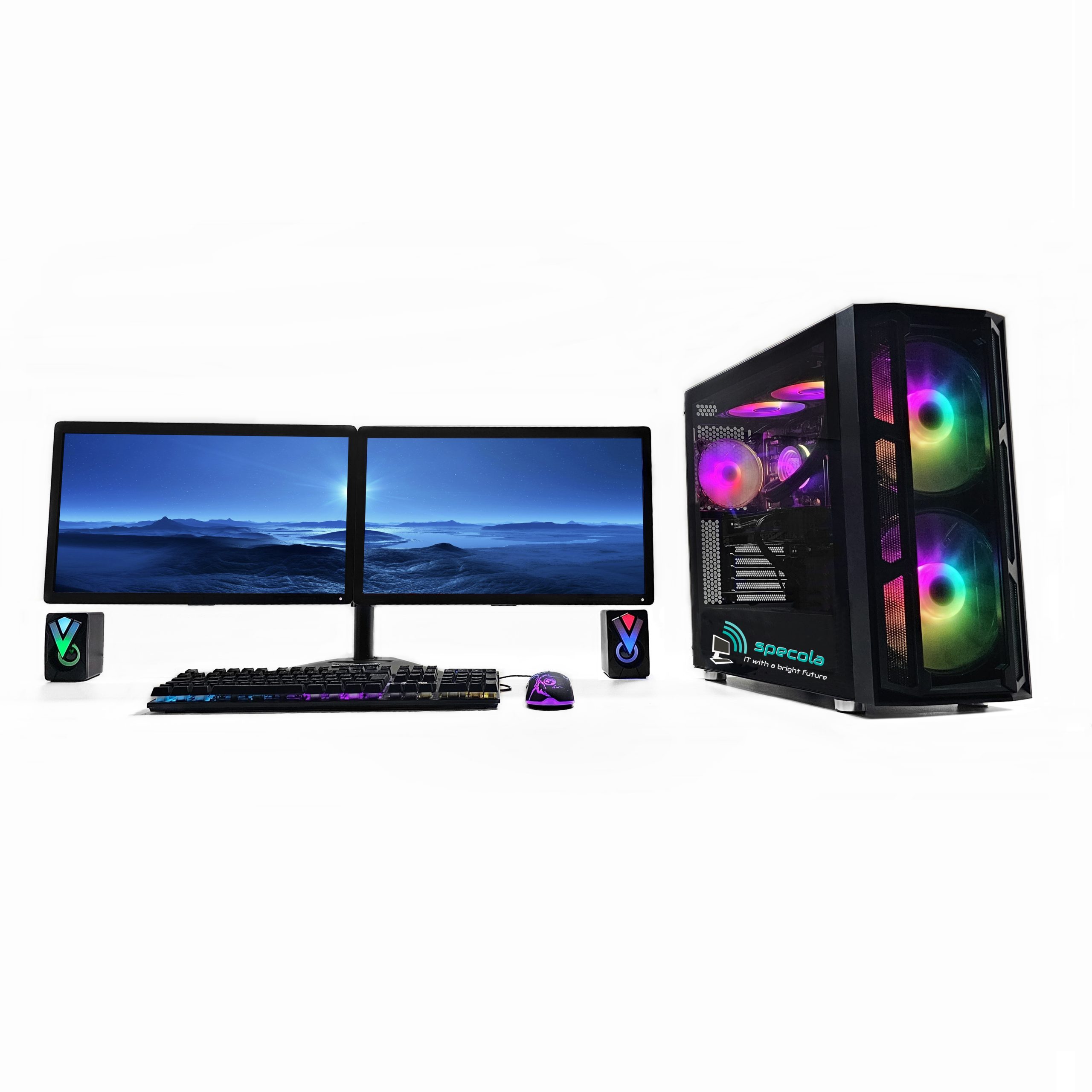 i7 14700 Gaming PC – 32GB DDR5/4TB M.2.SSD/WIN11/RTX 3050 6GB – 2×22 ...