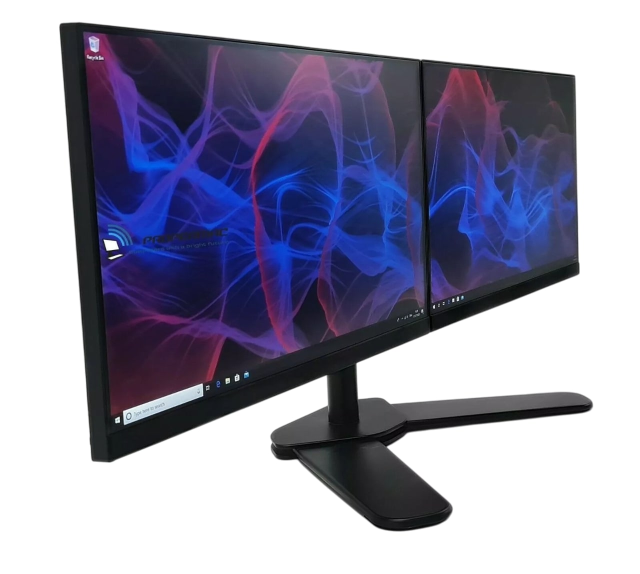 Dual Screen 2×24″ Thin Bezel HD Monitors – (1920 x 1200 ...