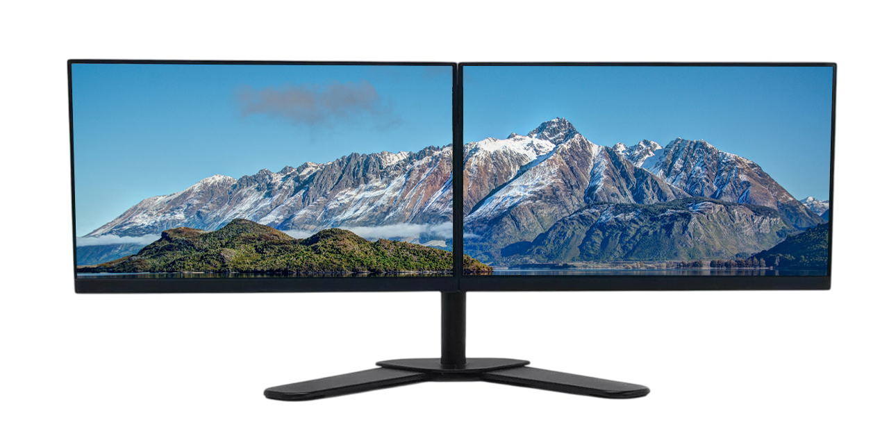 Dual Screen 2×24″ Thin Bezel HD Monitors – (1920 x 1200 ...