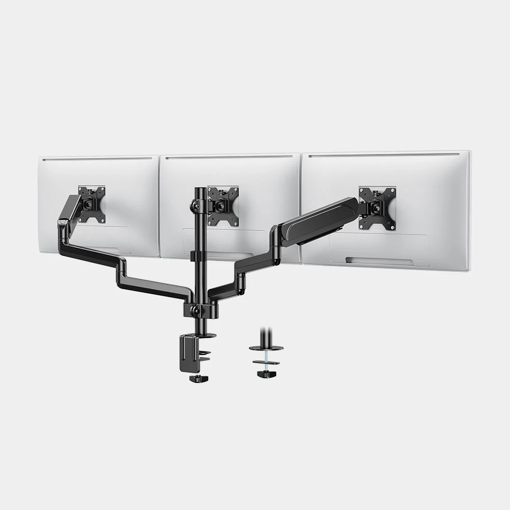 3×24″ Triple Screen Monitors – Gas Lift Arm Stand (1920×1080 ...